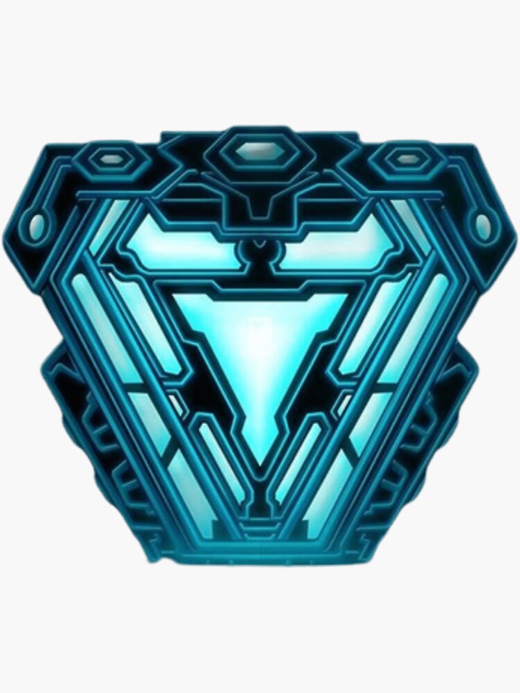 "iron man arc reactor" Sticker for Sale by nakshaer | Redbubble