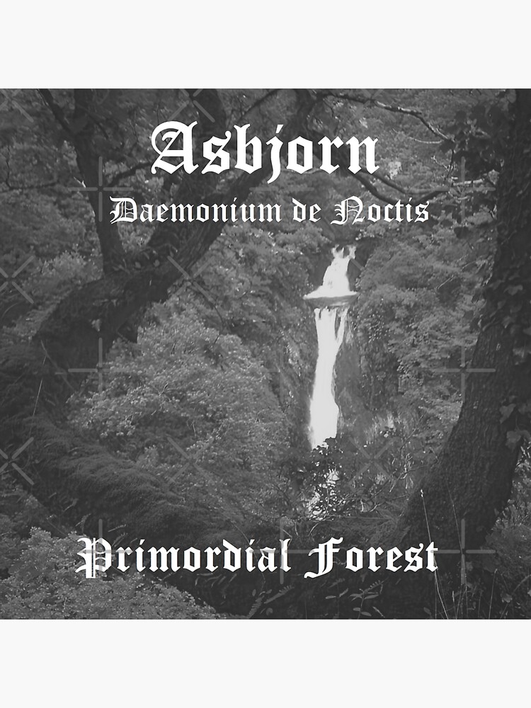 "Primordial Forest Album Cover Merch" Sticker for Sale by asbjornddn ...