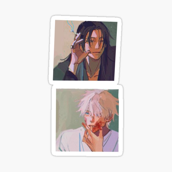 "Gojo X Geto" Sticker for Sale by coffeebean-jpg | Redbubble