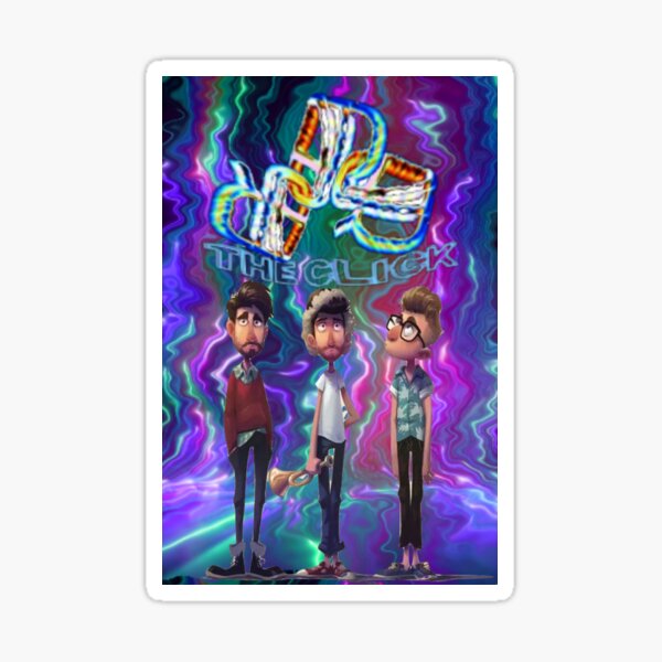 The Click Ajr Brothers Band živopisni Logo Sticker For Sale By