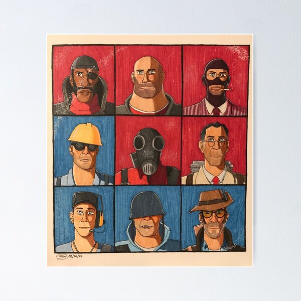 "Tf2 Fight Song album cover fanart" Poster for Sale by CCoffeeCake ...