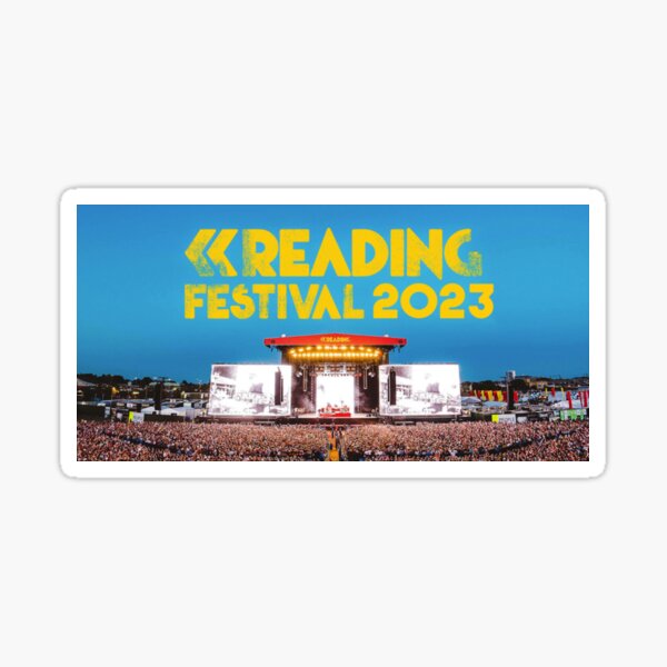 "READING FESTIVAL 2023" Sticker for Sale by ivoverrecchia | Redbubble