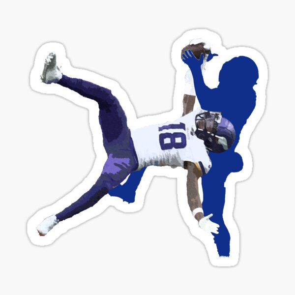 "Justin Jefferson Catch" Sticker for Sale by islandgraphics | Redbubble
