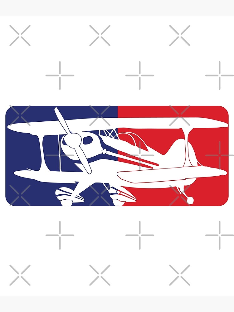 "Pitts Special Aerobatic Biplane Aircraft Logo " Poster for Sale by ...