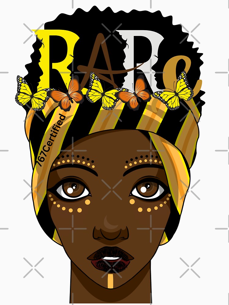 "Rare Ebony- Black/African Tribal Woman" T-shirt for Sale by ...