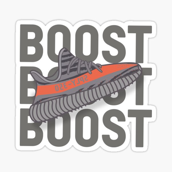 "BOOST Yeezy 350 V2 | Beluga" Sticker for Sale by alexlaw17 | Redbubble