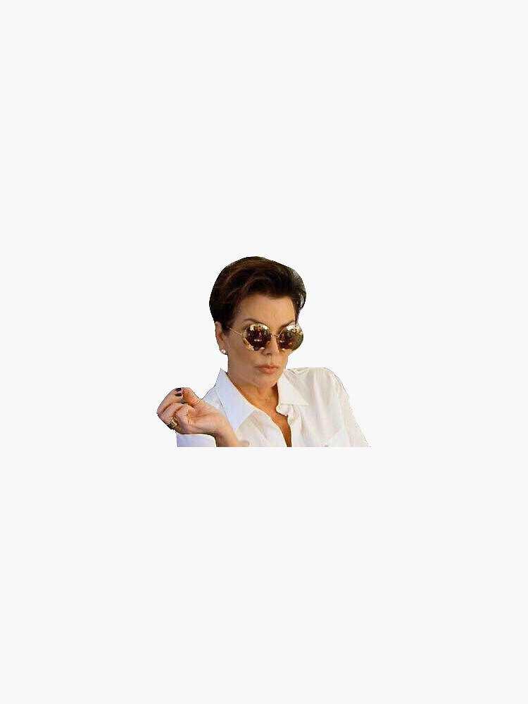 "kris jenner meme" Sticker for Sale by cedougherty | Redbubble