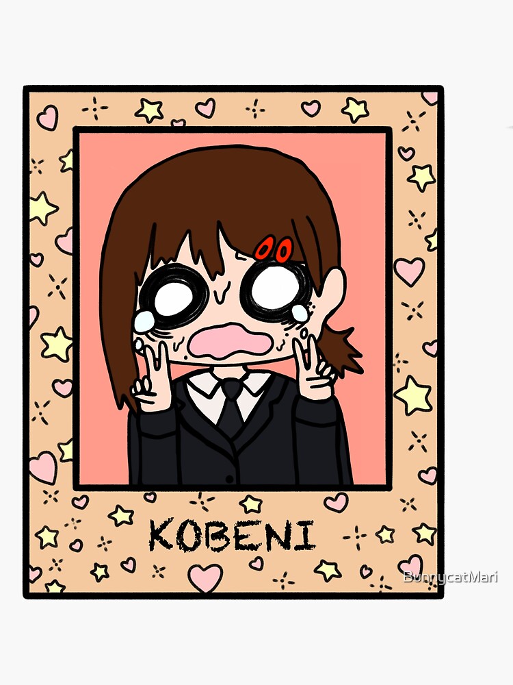 "Kobeni peace hands Chainsaw man " Sticker for Sale by BunnycatMari ...