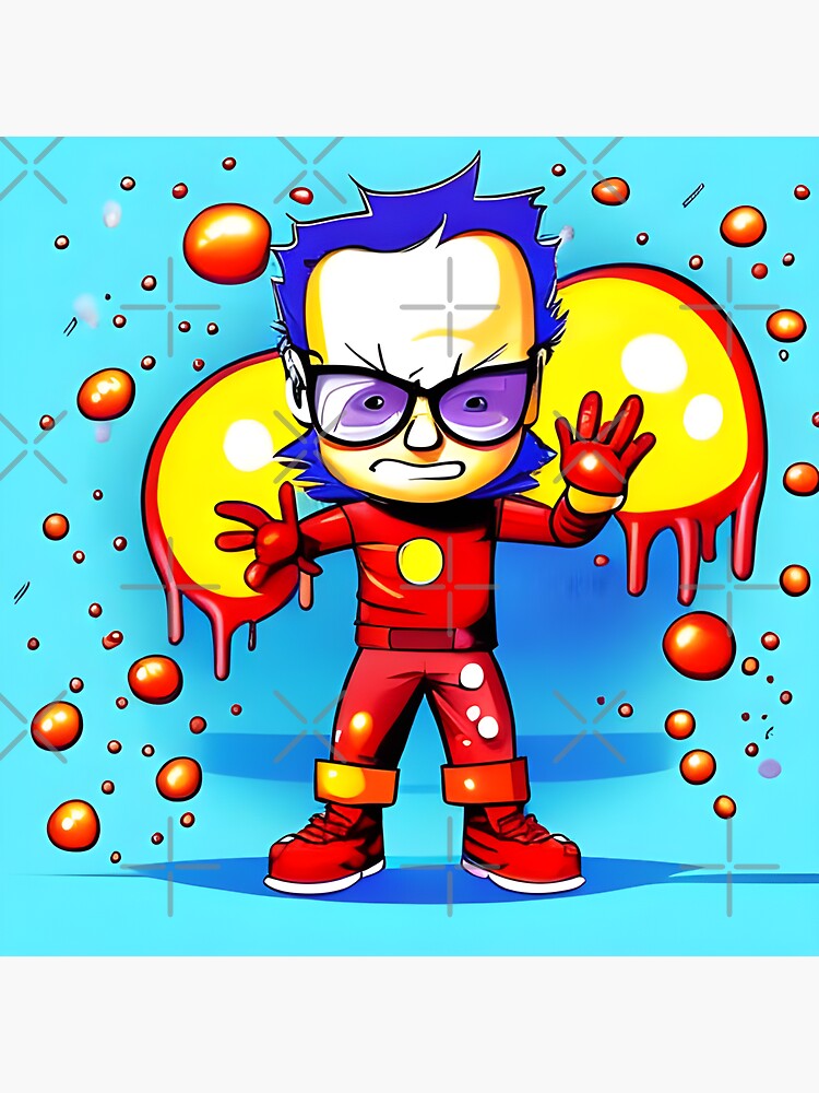 "Stan the comic book superhero" Sticker for Sale by Dalive | Redbubble