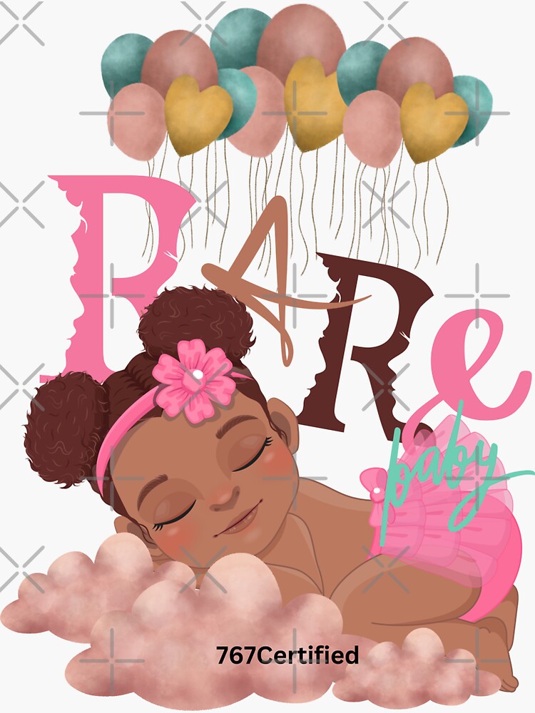 "Rare baby on Cloud 9 - Cuteness overload" Sticker for Sale by ...