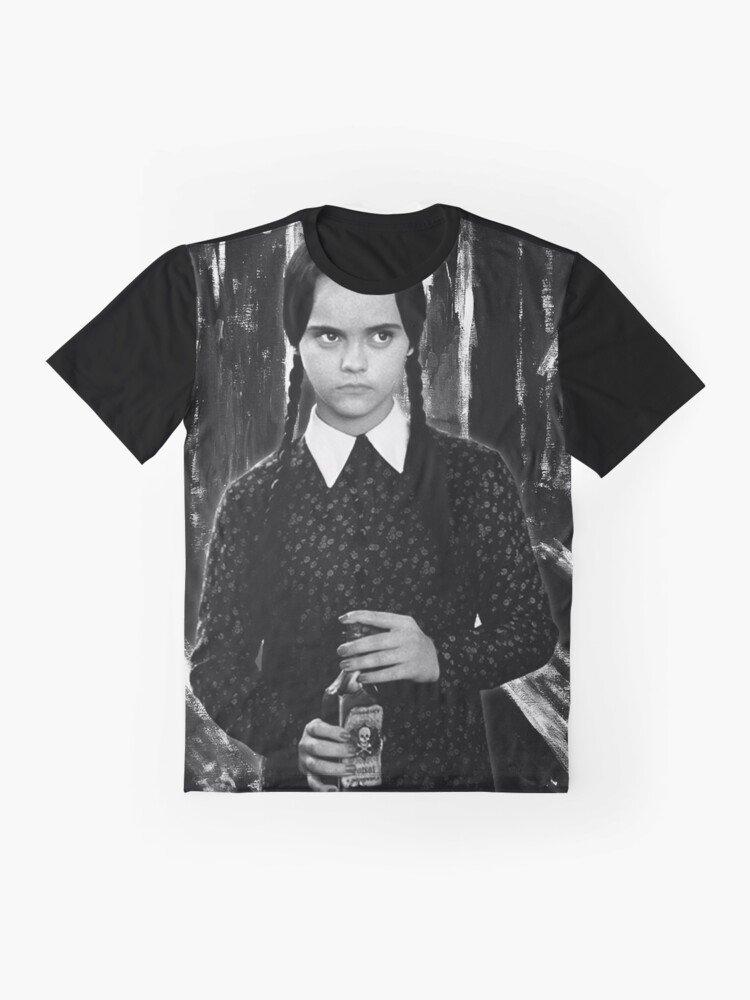"Wednesday Addams Poison Abstract Background Digital Art" Graphic T ...