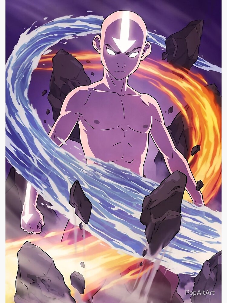"Avatar Aang - Avatar The Last Airbender" Photographic Print for Sale ...