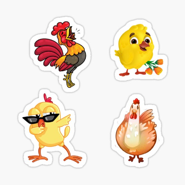 "Chicken pack" Sticker for Sale by MilicaaD | Redbubble