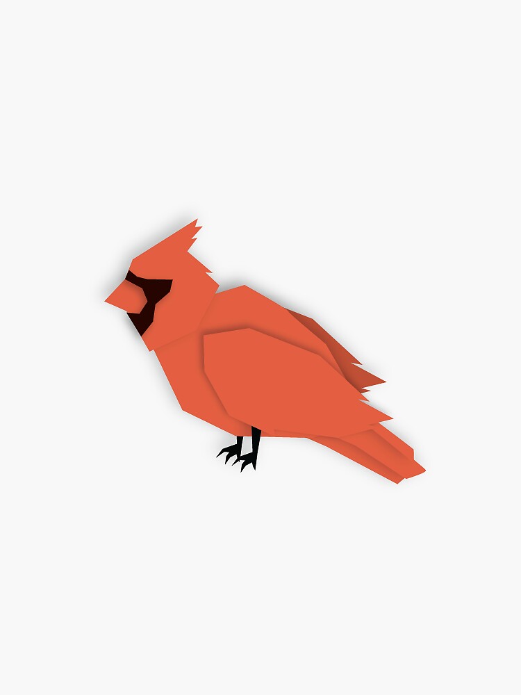 "Cardinal" Sticker for Sale by squidmyers33 | Redbubble
