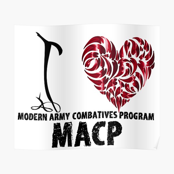 "Modern Army Combatives Program MACP T shirt Design" Poster by ...