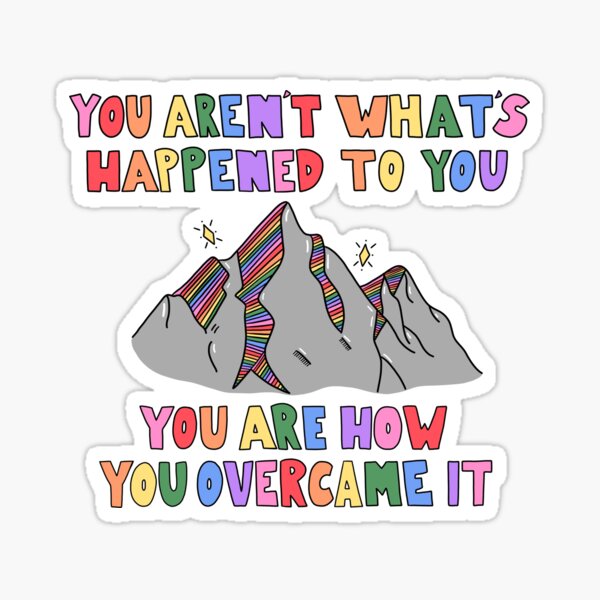 "Overcome" Sticker for Sale by crystaldraws | Redbubble