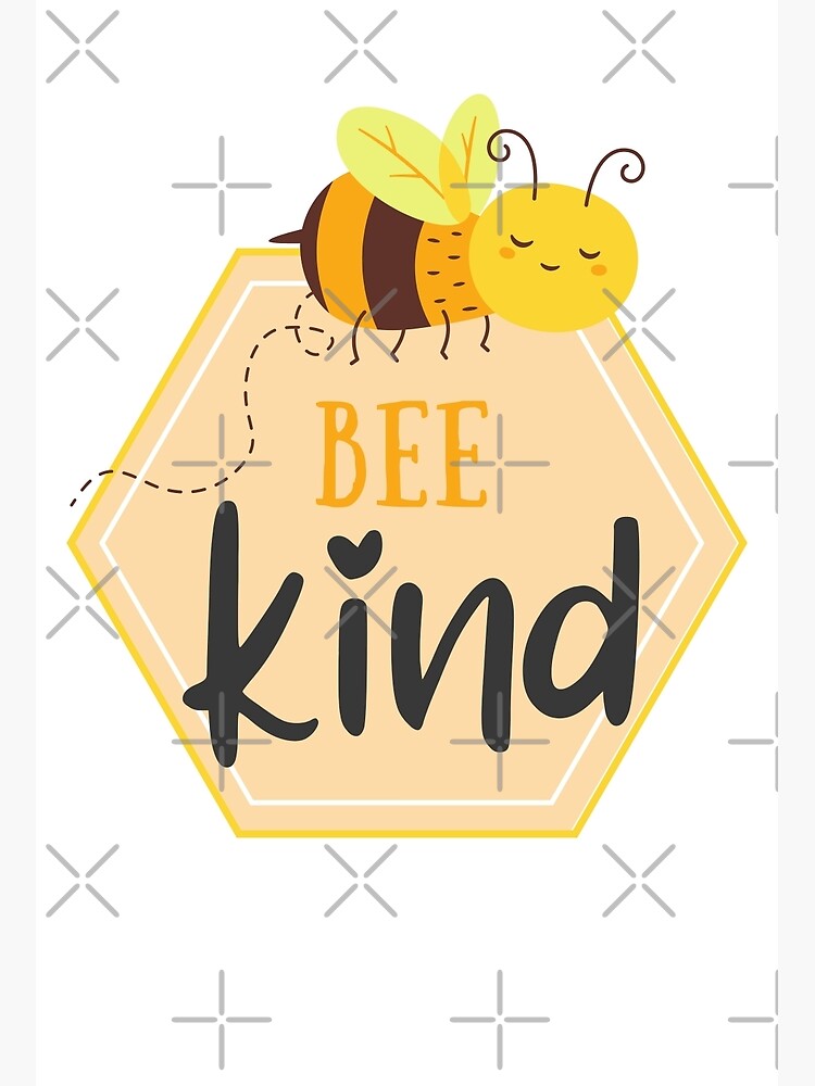 "BEE Kind- BEE Happy- Honey BEE Motivational Inspirational Word Play ...