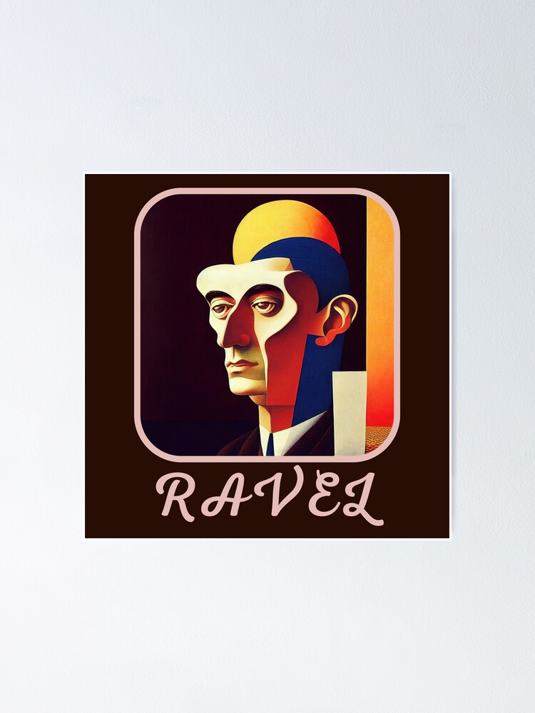 "MAURICE RAVEL" Poster for Sale by Cryptilian | Redbubble