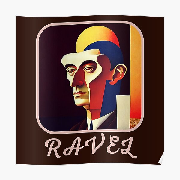 "MAURICE RAVEL" Poster for Sale by Cryptilian | Redbubble