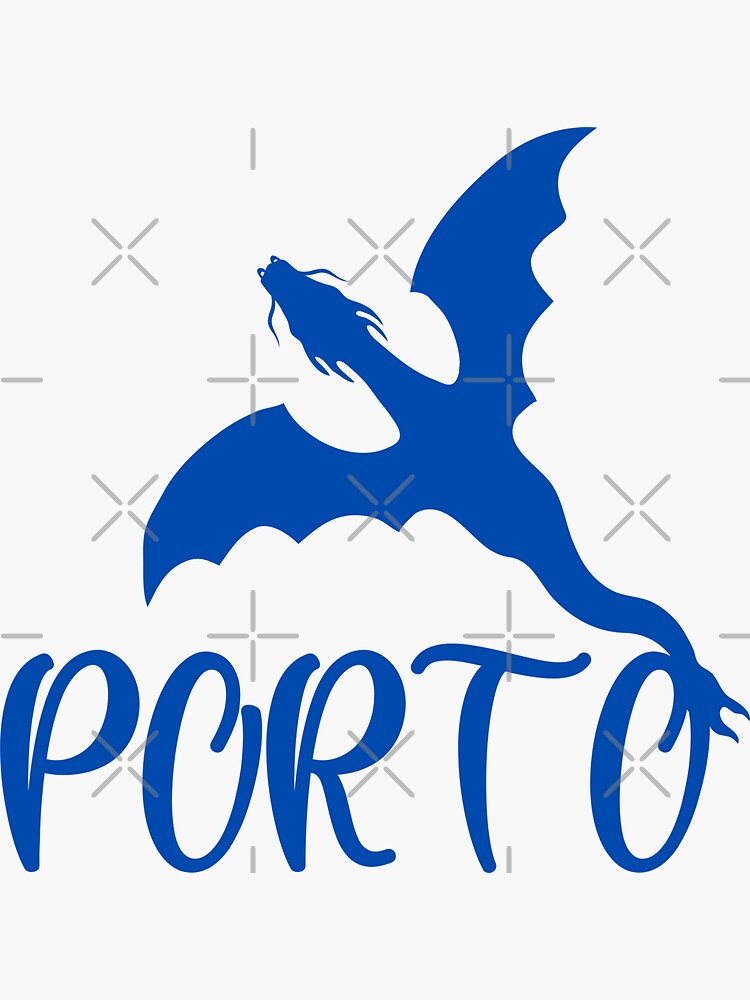 " Dragon of Porto" Sticker for Sale by welovefootball | Redbubble