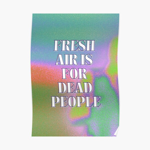 "Fresh air" Poster for Sale by BelleSutcliffe | Redbubble