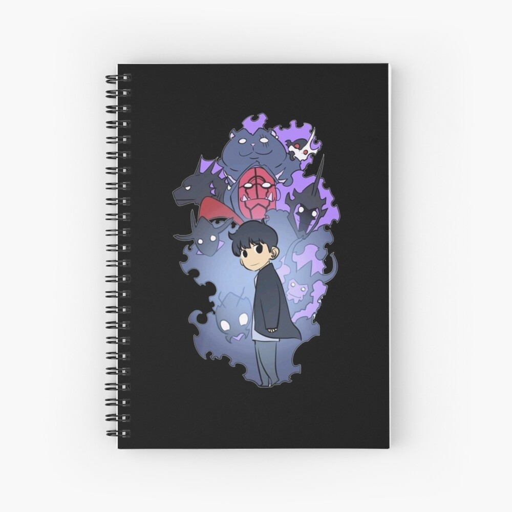 "Solo Leveling - Sung Jin Woo" Spiral Notebook for Sale by HD90 | Redbubble