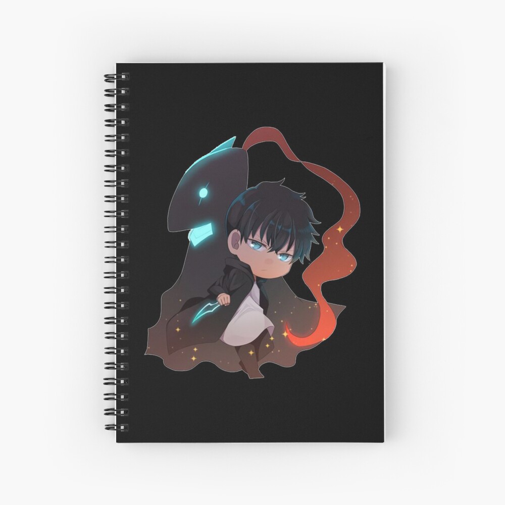 "Solo Leveling - Sung Jin Woo" Spiral Notebook for Sale by HD90 | Redbubble