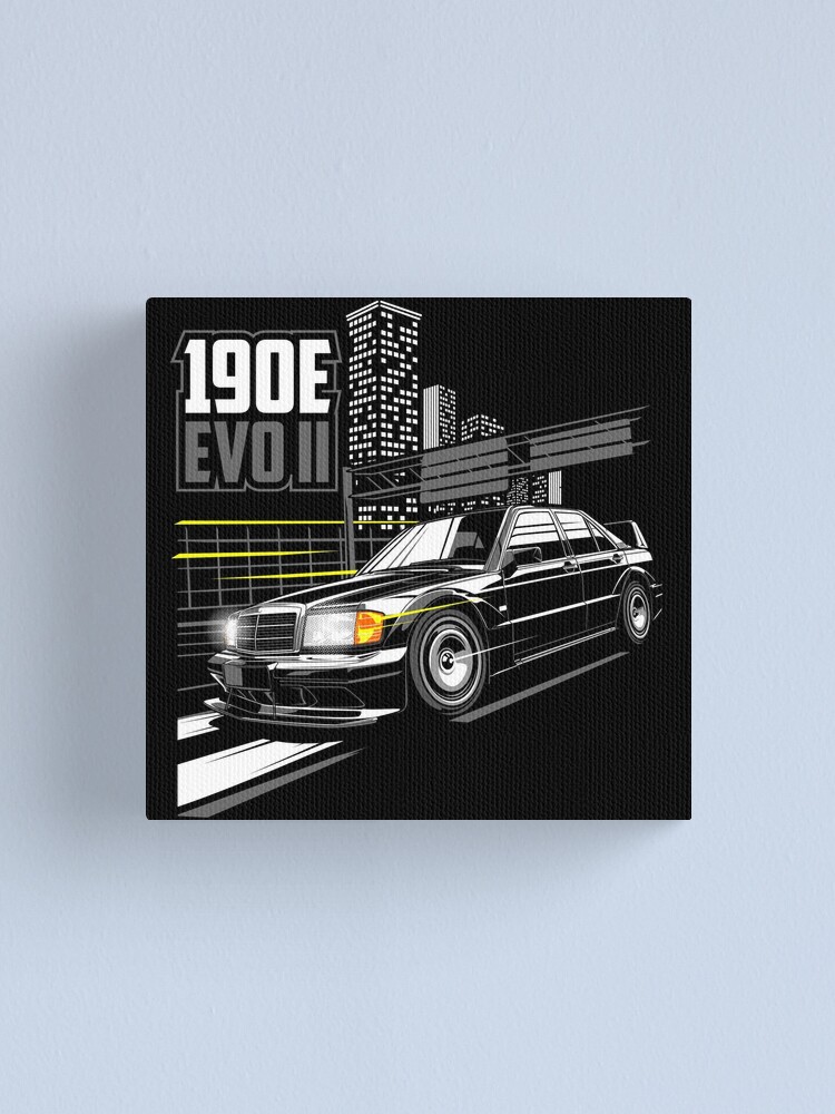 "Mercedes Benz 190E AMG Evolution II" Canvas Print for Sale by ...