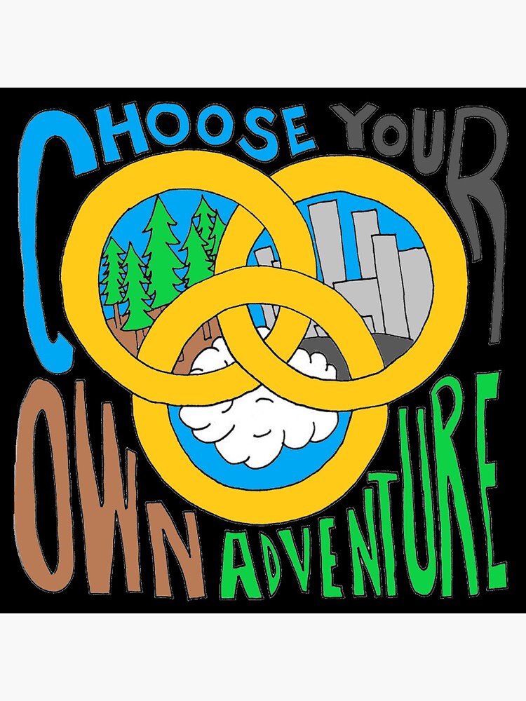 "Choose Your Own Adventure" Sticker for Sale by skosho | Redbubble