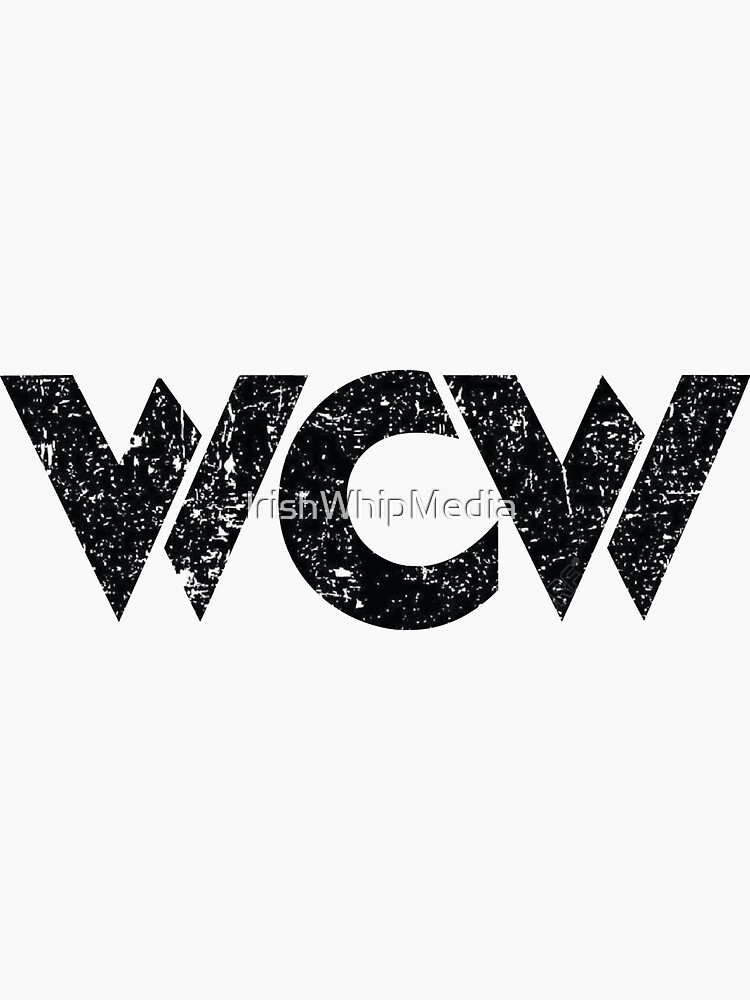 "Oldshool world championship wrestling logo" Sticker for Sale by ...