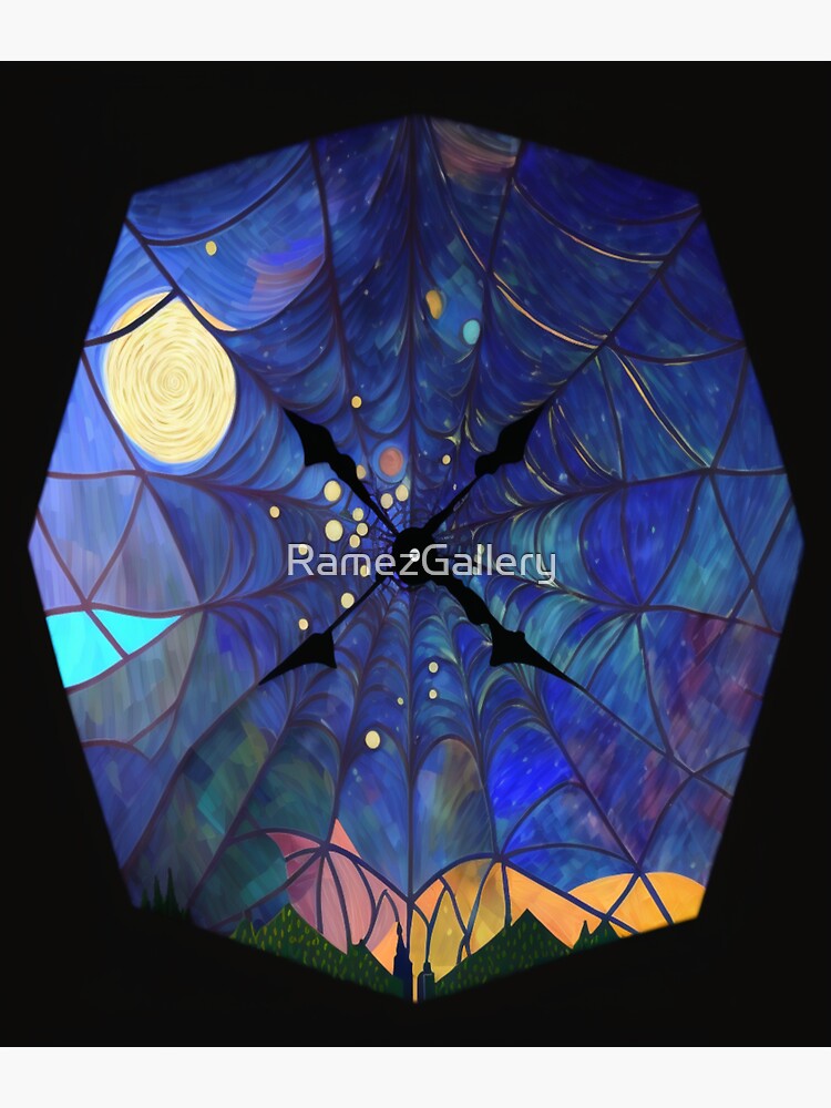 "Wednesday Addams Starry Night Window " Sticker for Sale by ...