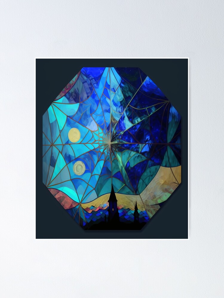 "Wednesday Addams Starry Night Window " Poster for Sale by RamezGallery ...