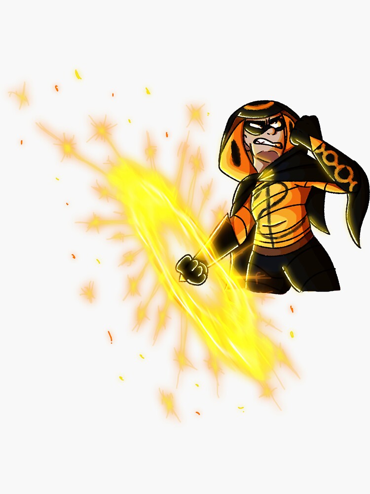 "Firework Superhero" Sticker for Sale by Weremoose | Redbubble