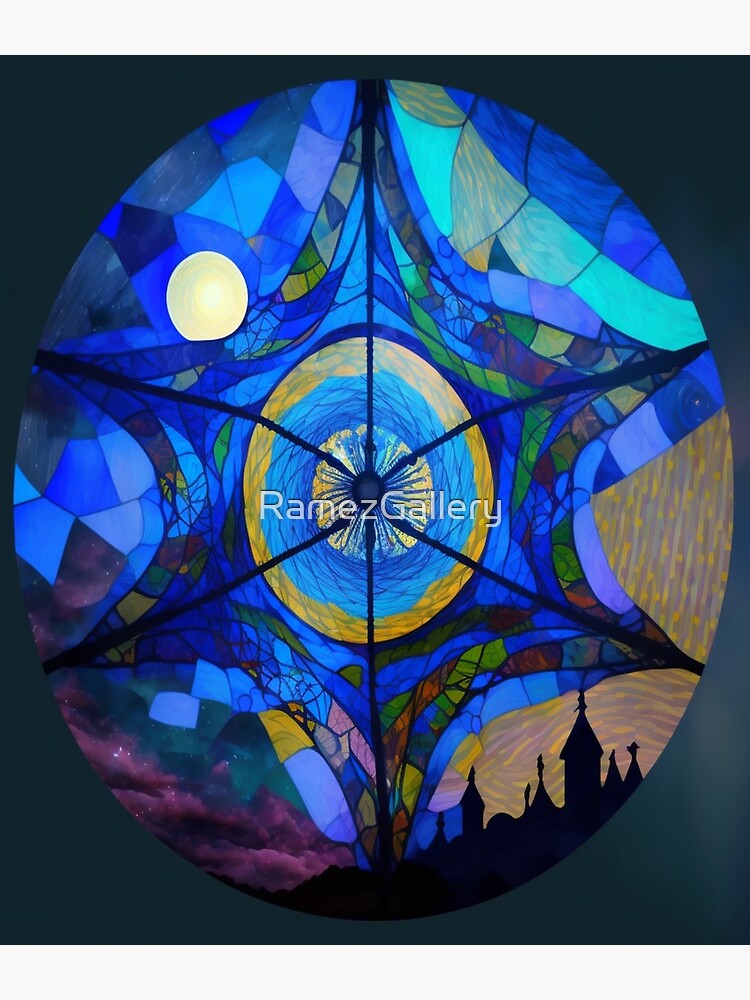 "Wednesday Addams Starry Night Window" Poster for Sale by RamezGallery ...