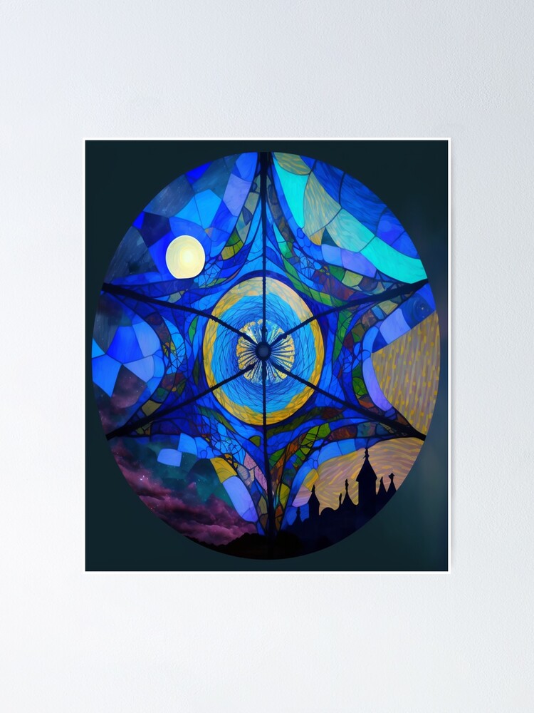 "Wednesday Addams Starry Night Window" Poster for Sale by RamezGallery ...