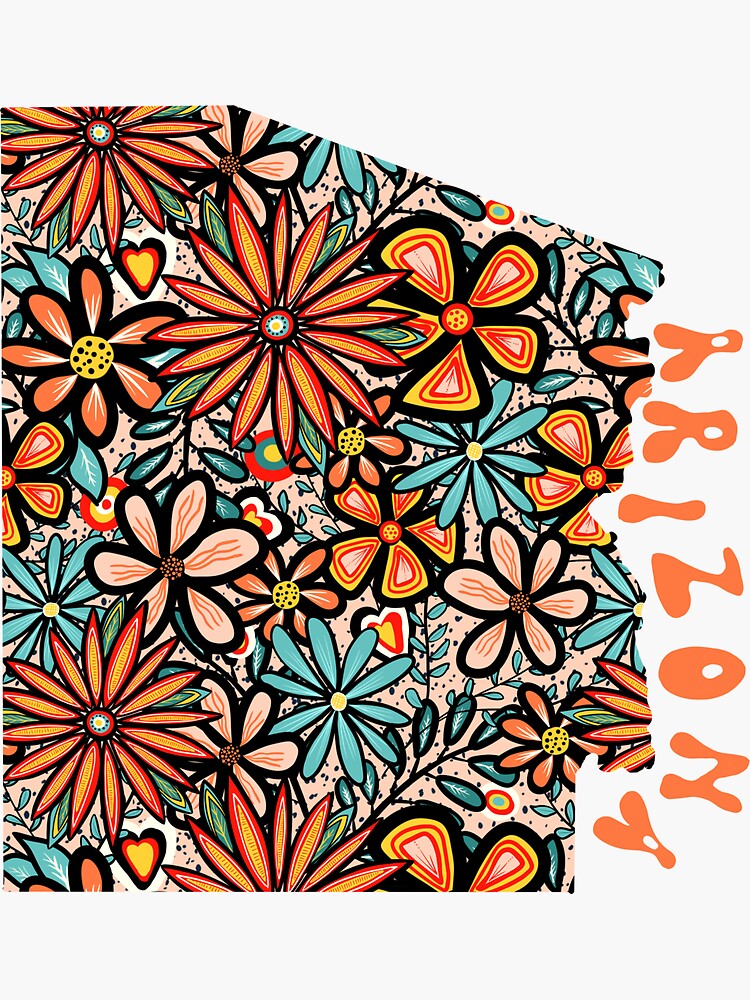 "Arizona State Design | Artist Designed Illustration Featuring Arizona ...