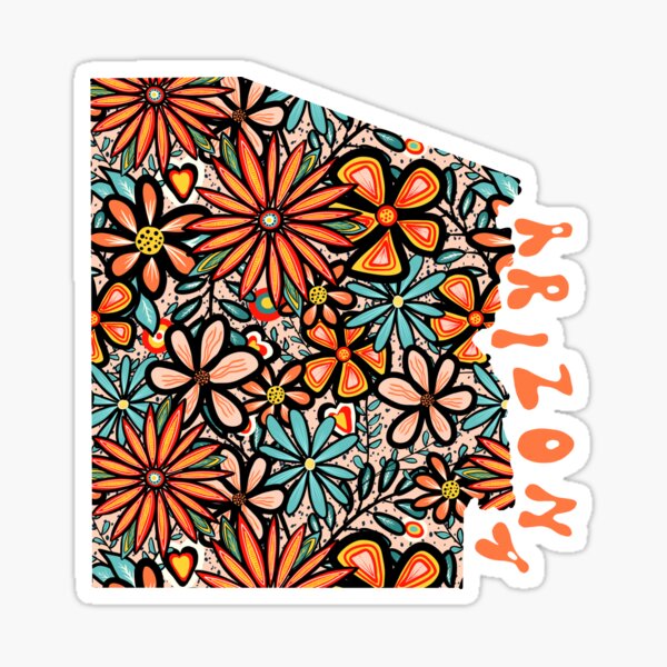 "Arizona State Design | Artist Designed Illustration Featuring Arizona ...