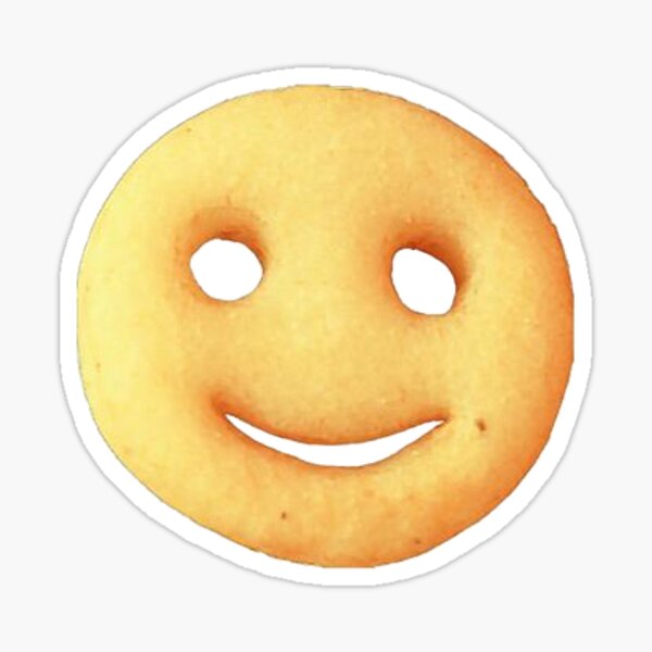 "Smiley Fry" Sticker for Sale by abigailclairej | Redbubble