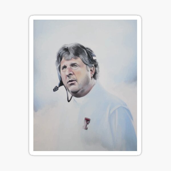 "Mike Leach Drawing" Sticker for Sale by Customzy | Redbubble