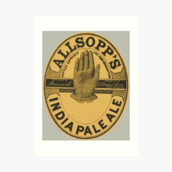 "Vintage IPA Beer logo " Art Print for Sale by Coreparrish | Redbubble
