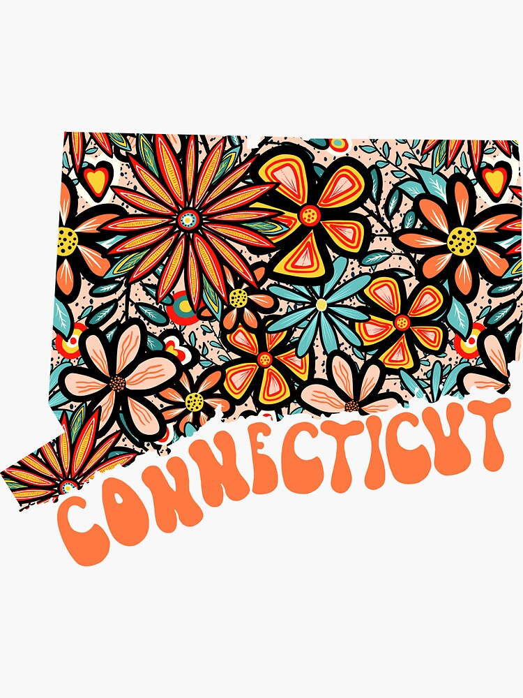 "Connecticut State Design | Artist Designed Illustration Featuring ...
