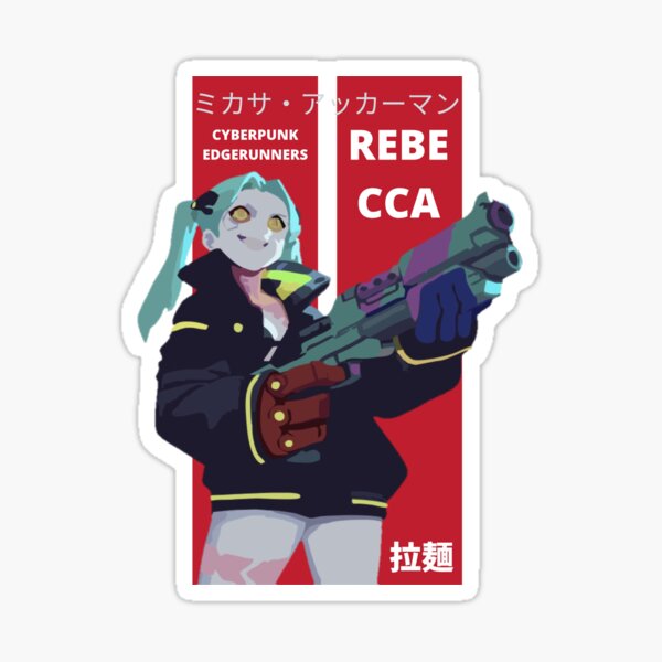 "rebecca" Sticker for Sale by artoriaa | Redbubble