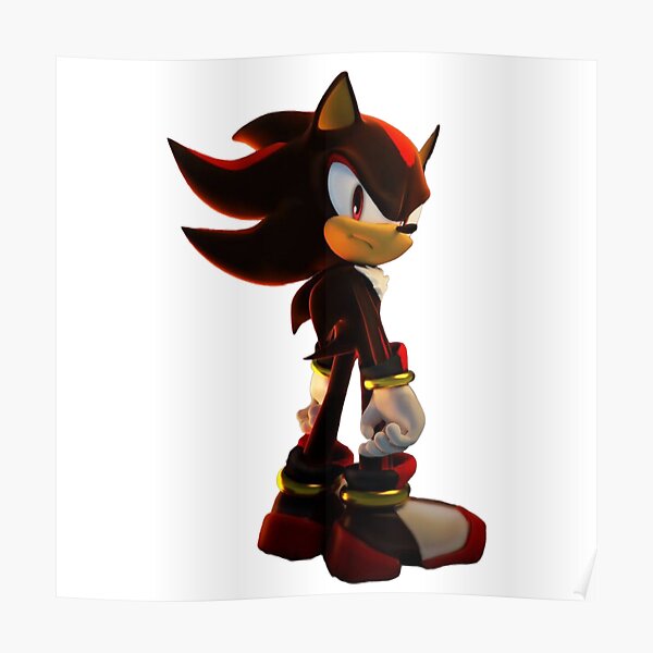 "Shadow the hedgehog " Poster for Sale by Kgf001 | Redbubble