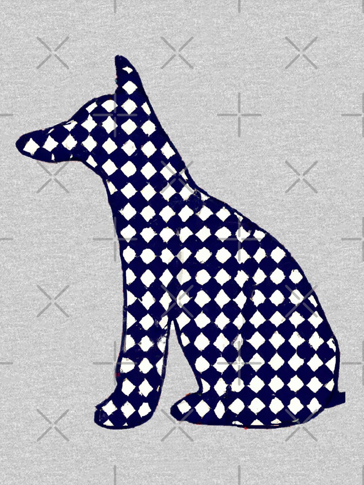"Checkered Dog in Ukiyo-e Style (AI Generated Art)" T-shirt for Sale by ...