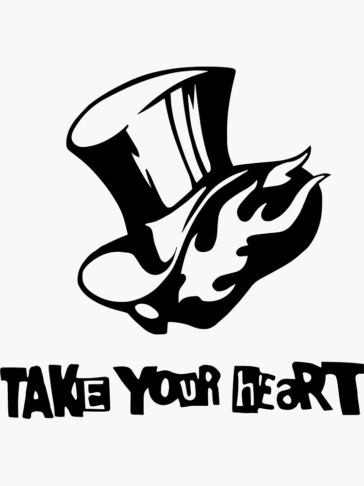 "Persona 5 Themed Hat" Sticker for Sale by AlejandroRay | Redbubble