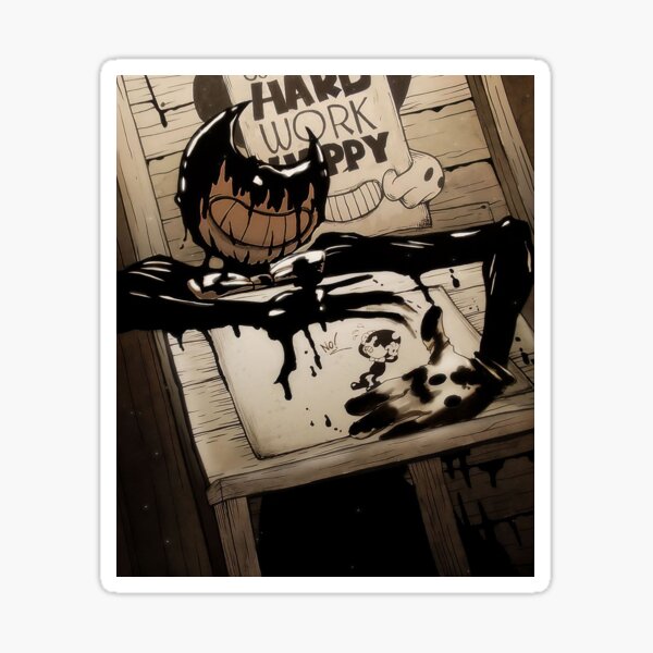 "bendy and the ink machine" Sticker for Sale by lovemyronaa | Redbubble
