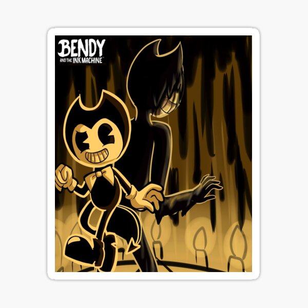 "bendy and the ink machine" Sticker for Sale by lovemyronaa | Redbubble