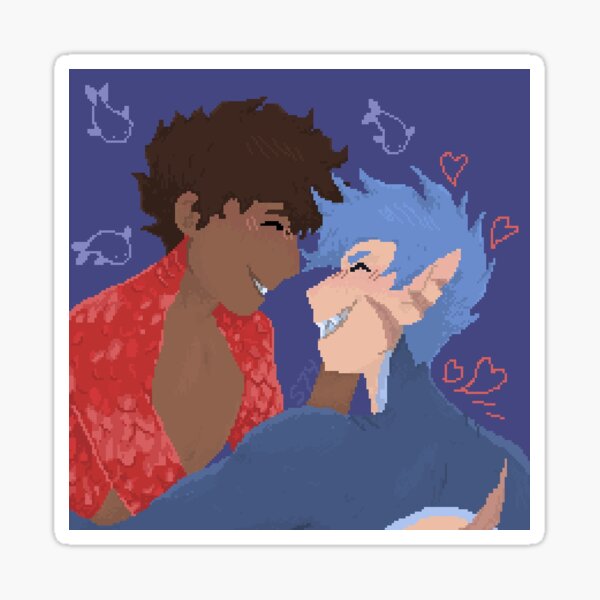 "Kappa and Siren Pixel Art" Sticker for Sale by Scrivvle74 | Redbubble