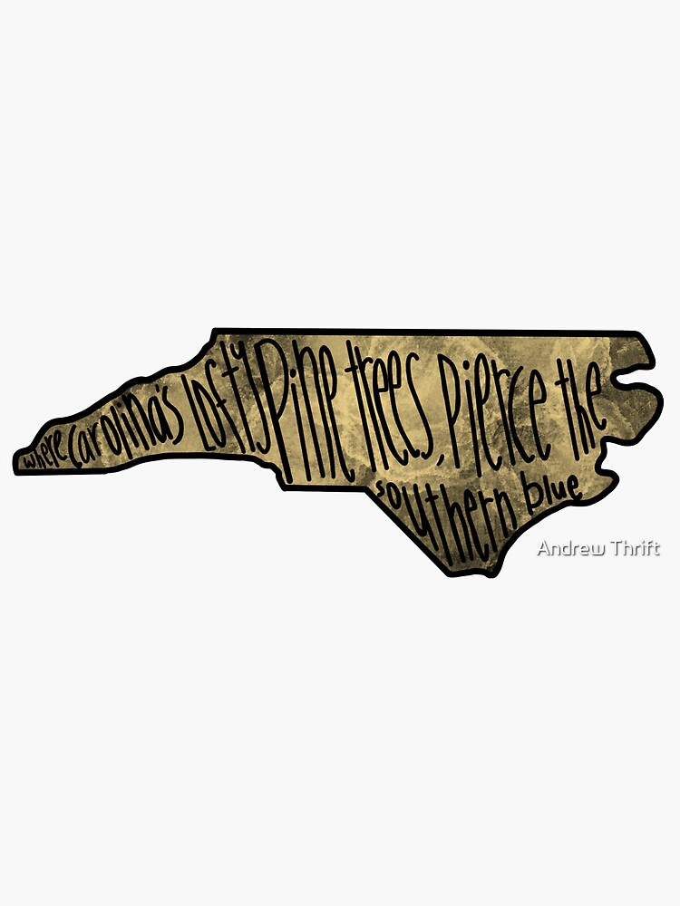 "UNCP Alma Mater" Sticker for Sale by dthrift01 | Redbubble