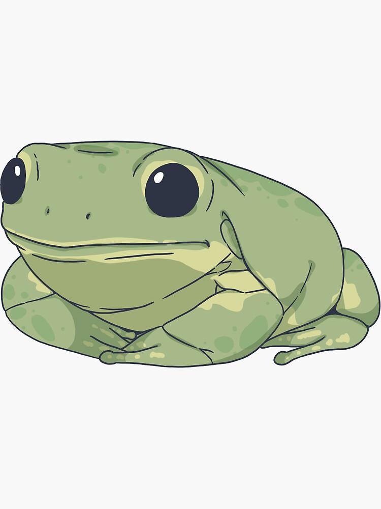 "Polite Frog" Sticker for Sale by turtleblob | Redbubble